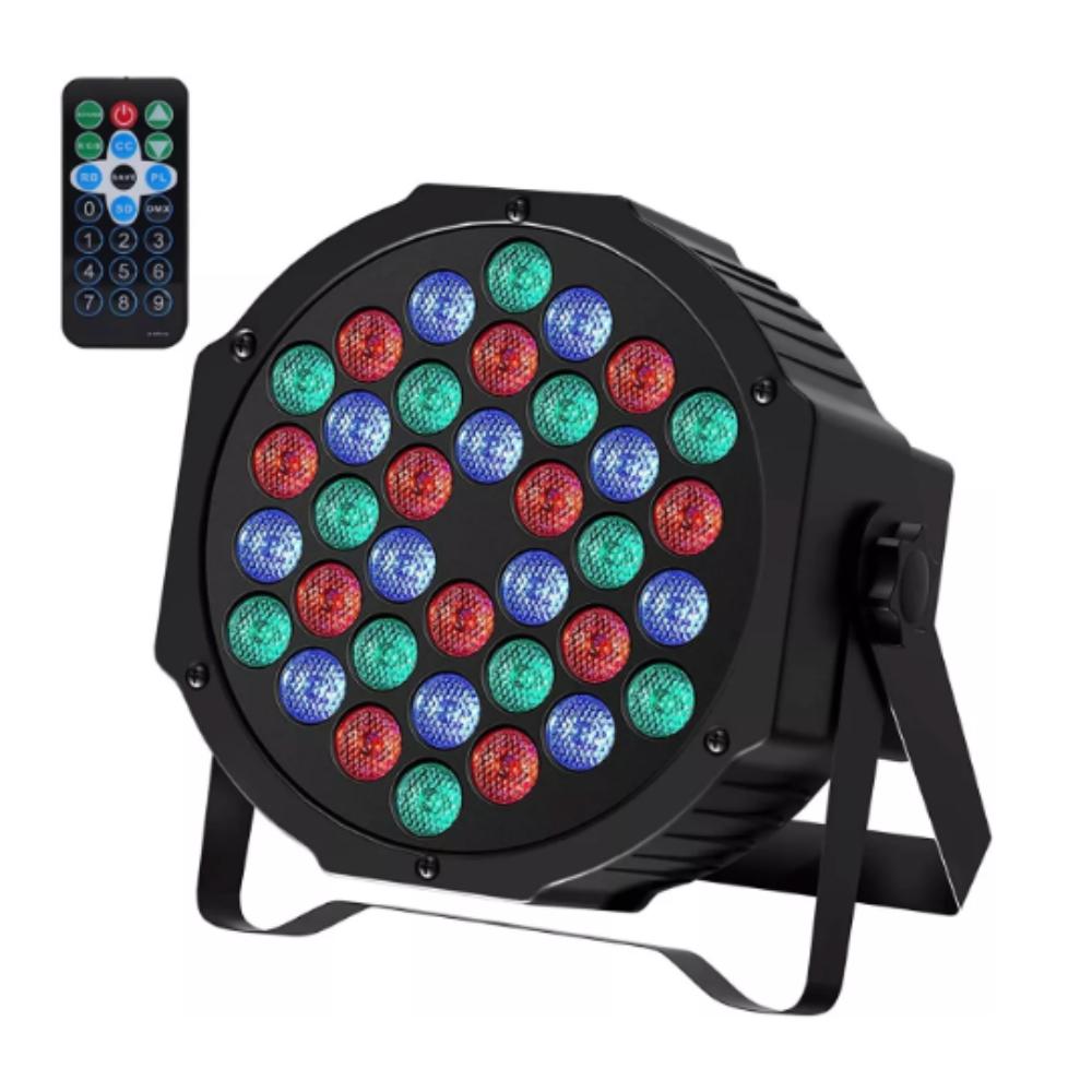 Luces Para Fiesta Led Rgb Cañones De Led Equipo De Audio 36w - Cormanix