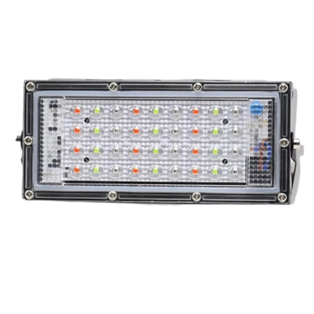Reflector Led Rgb 30w Multicolor Con Control - Cormanix